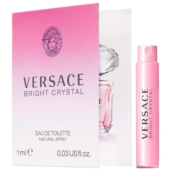 Versace Bright Crystal Sample Perfume Vial - International Makeup